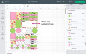 How to Make Stickers with your Cricut +Free Sticker Layout Templates ...