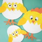 Paper Plate Baby Chick Craft | Free PDF Template! ~ Daydream Into Reality