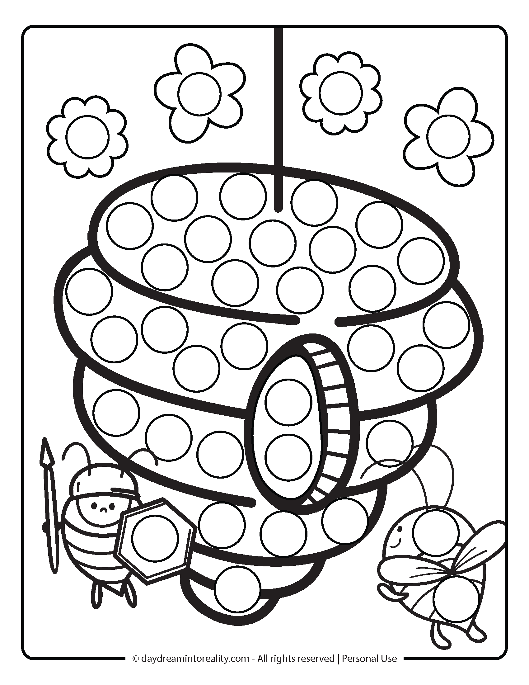 35+ Spring Dot Marker Pages | Free PDF Printables! – Daydream Into Reality