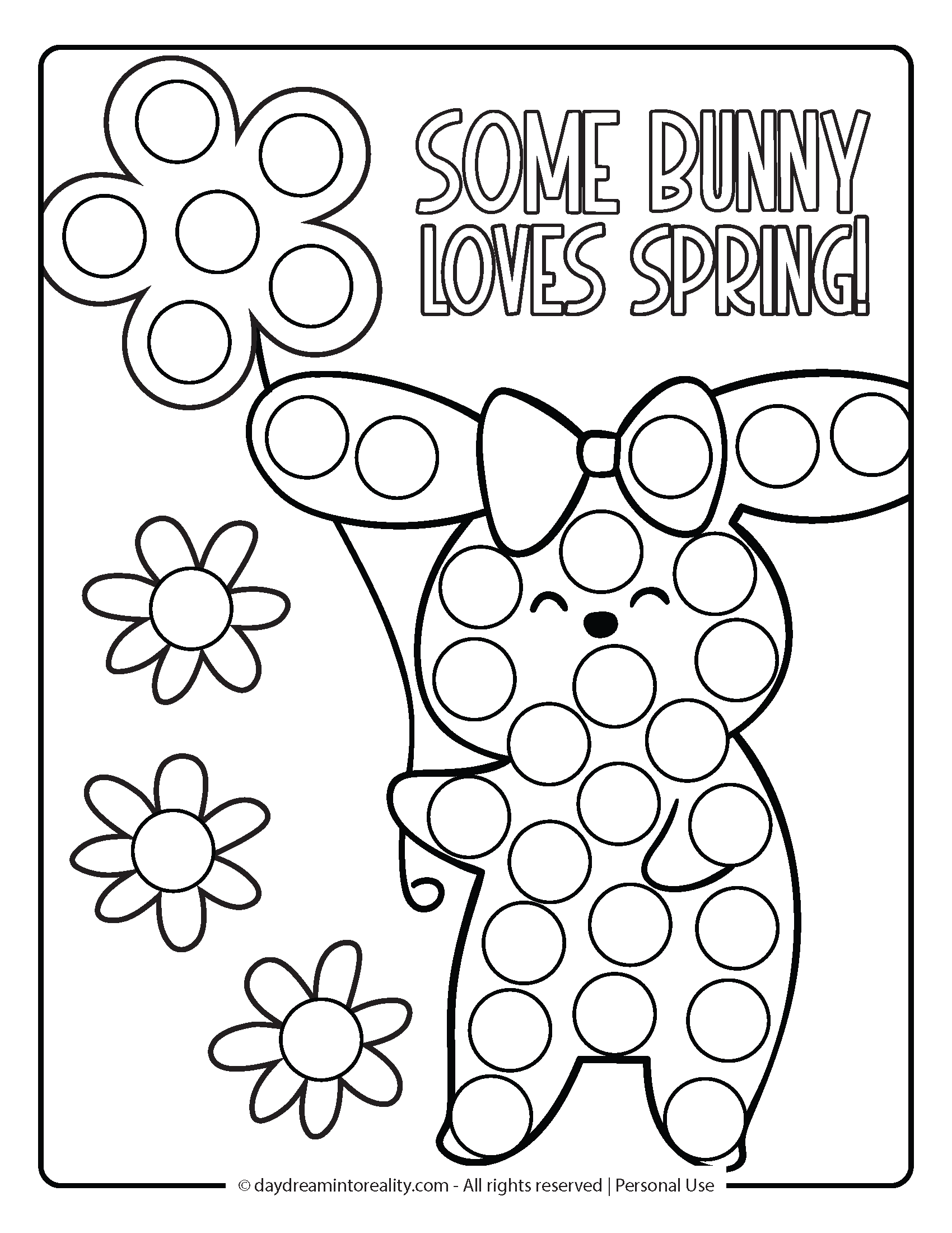 35+ Spring Dot Marker Pages | Free PDF Printables! – Daydream Into Reality