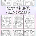 Spring Crossword Free PDF Printables | Easy, Medium, Hard, & Advanced ...